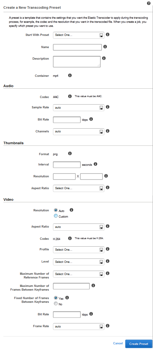 Amazon Elastic Transcoder – My Program